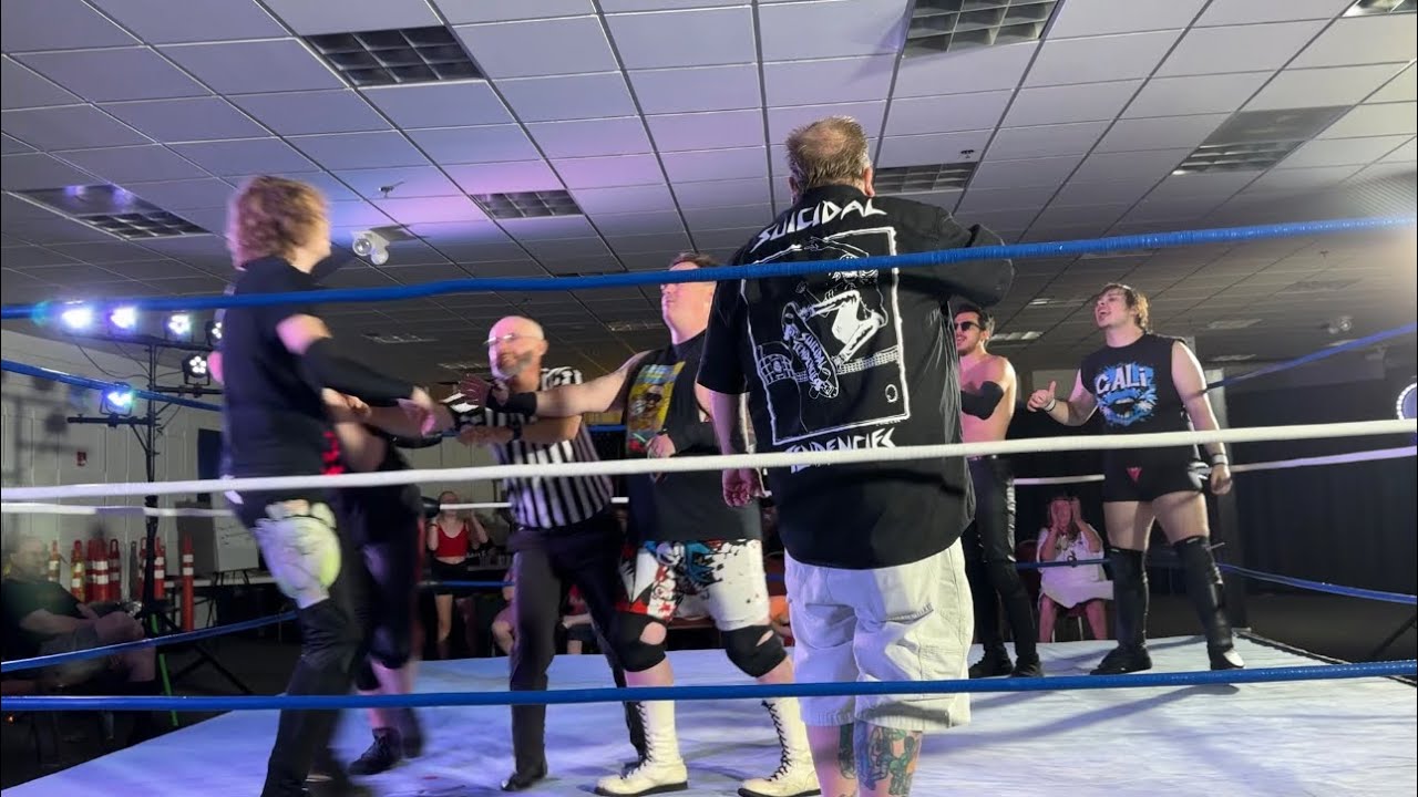 The New Syndicate vs OK, Marcus Mayhem and AJ Evans - YouTube