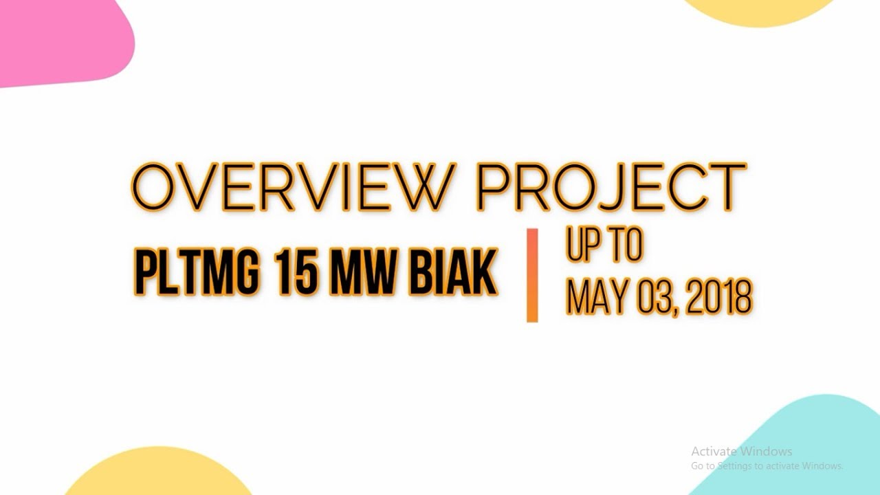 Overview Project PLTMG Biak 15 MW - May 3rd, 2018 - YouTube