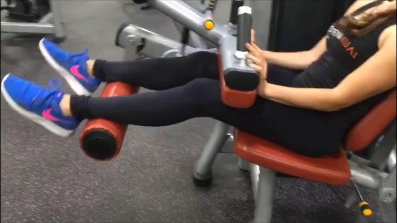 How to do Seated Hamstring Curl - YouTube