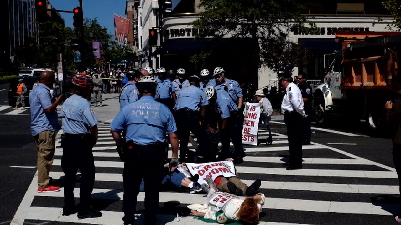 Female Priests Stage Die-In Outside D.C. Church Urging Pope Francis to ...