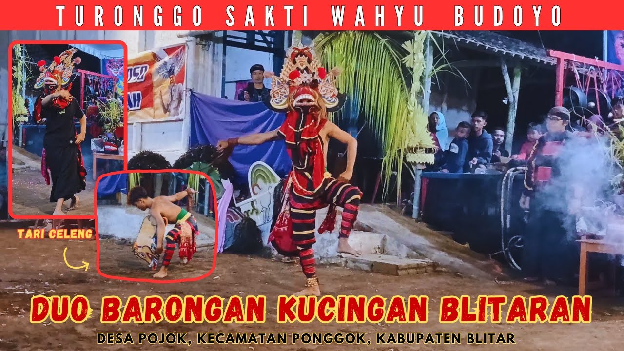 Tari Barongan Kucingan Turonggo Sakti Wahyu Budoyo | Barongan Blitaran ...