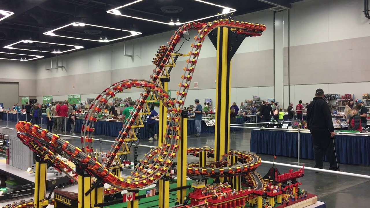 Awesome LEGO Phoenix Roller Coaster - Bricks Cascade 2019 - YouTube