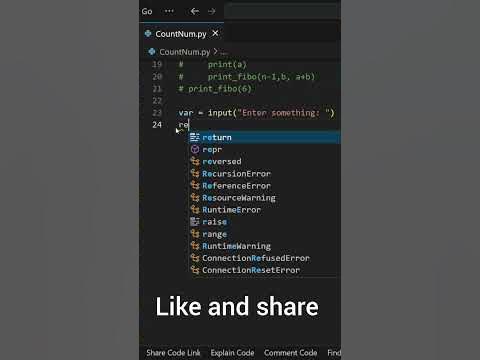 Python Short Trick || Python || @CodeWithHarry @clashofkids009 - YouTube