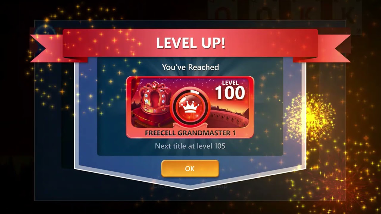 Solitaire-FreeCell Reach level 100 - YouTube