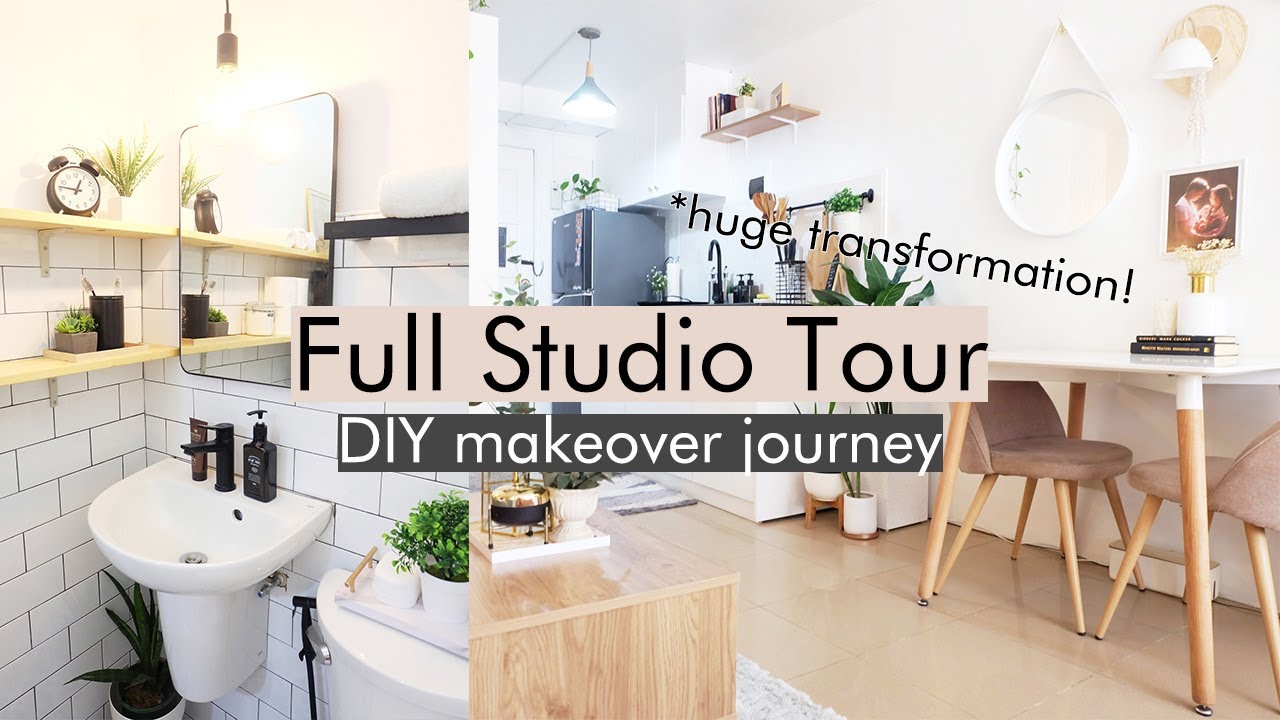 Full Studio Condo Tour | Huge Before and After Transformation of Our ...