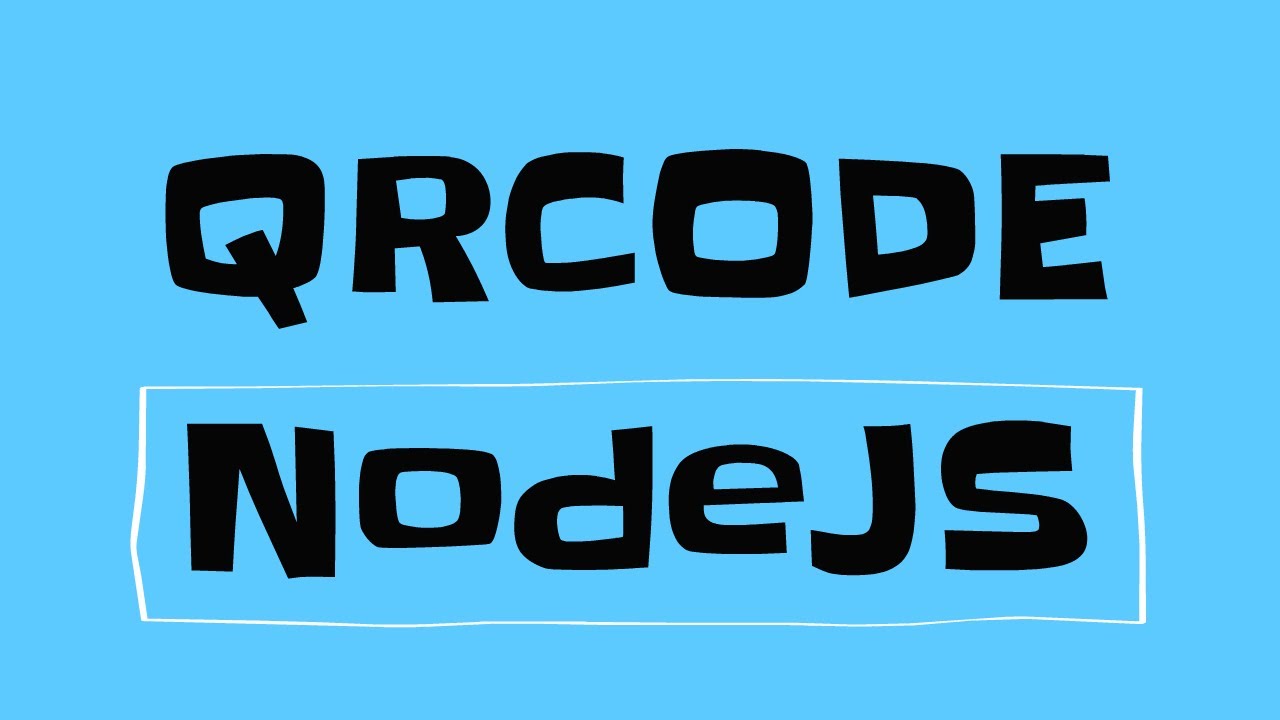 QRCode Generator using NodeJS! QRCode Generator using NodeJS!