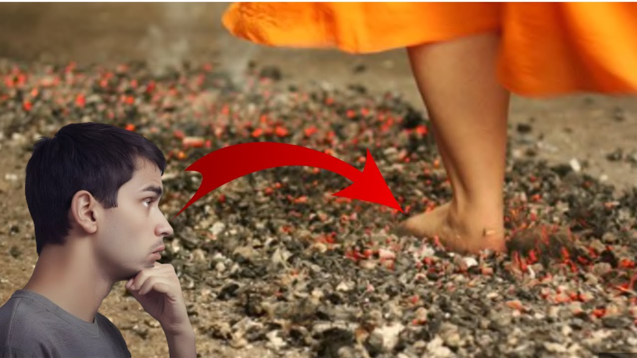 walking on charcoal | walking on coal barefoot | Firewalking Walking on ...