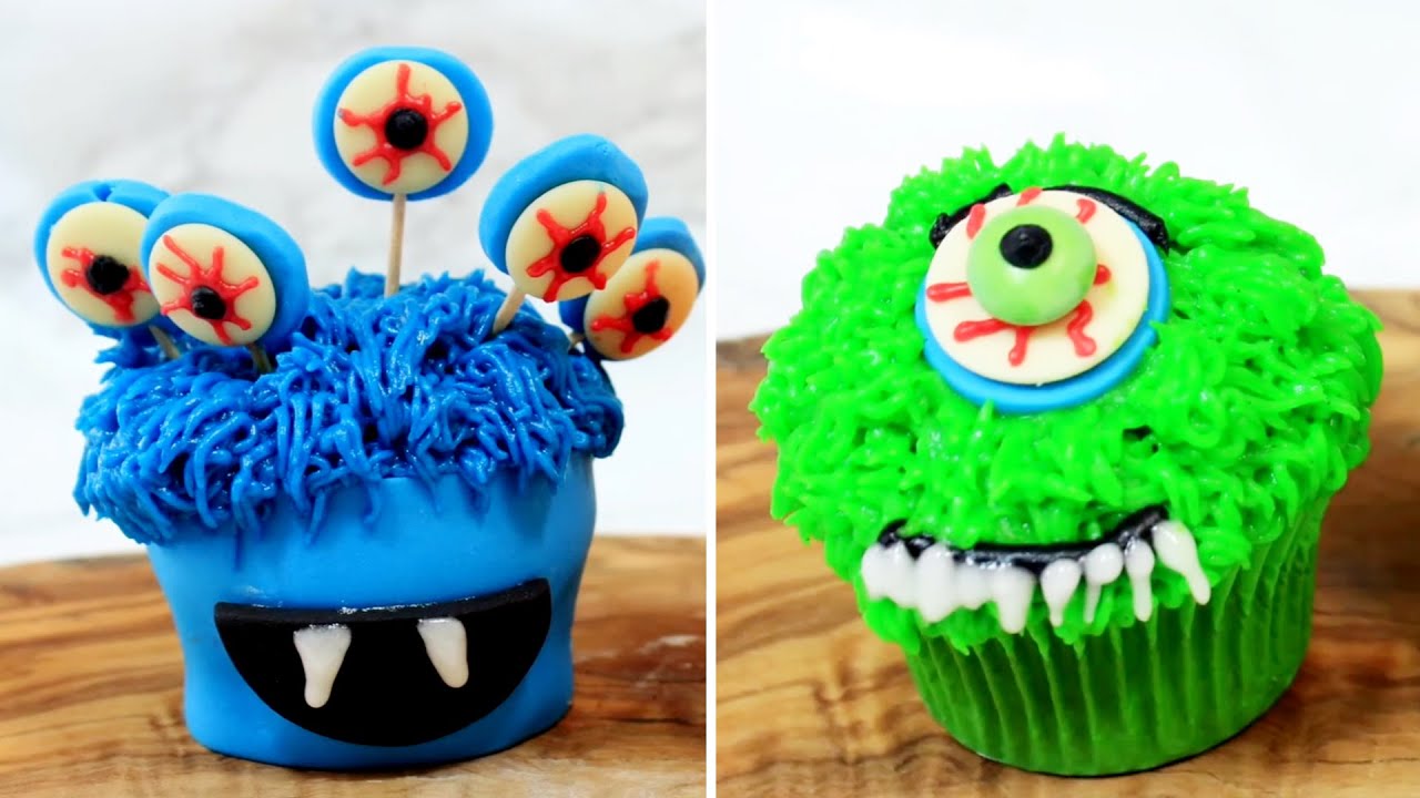 Halloween Cupcakes | Compilation Of Cute Halloween Cupcakes | Nyam Nyam ...