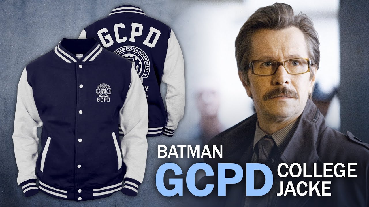 Batman: Die Gotham City Police Department-College-Jacke - YouTube
