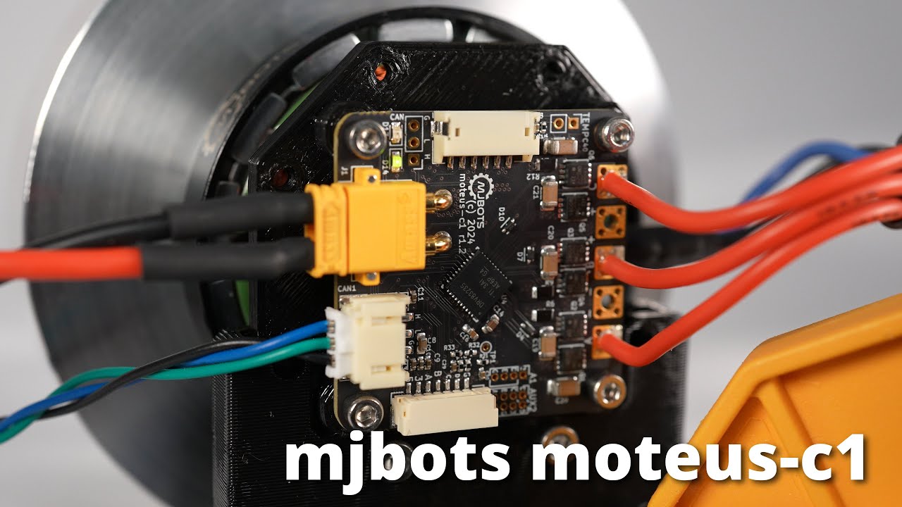 moteus-c1 from mjbots - YouTube