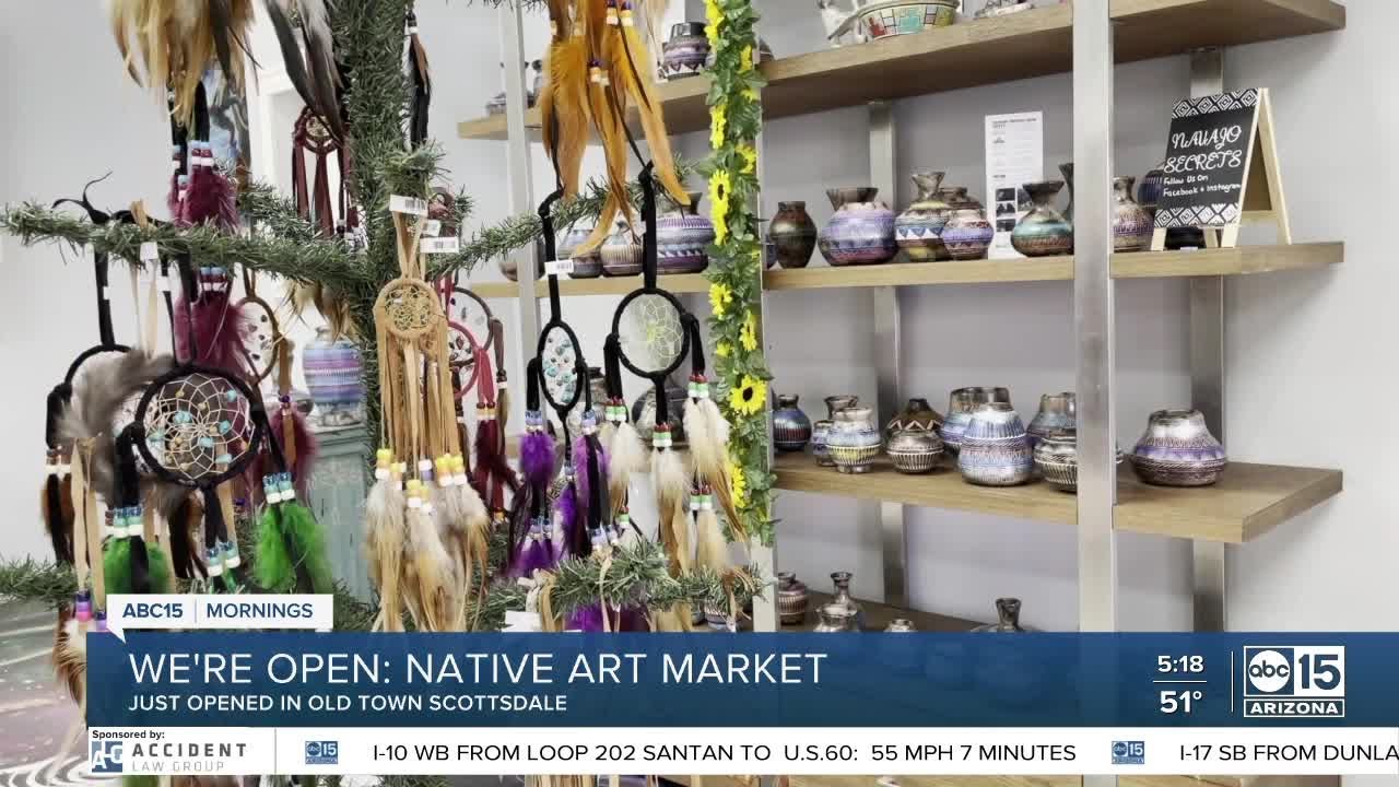 We're Open! Arizona: Native Art Market opens in Old Town Scottsdale ...