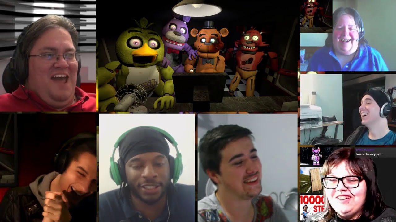 Pyro's Night at Freddy's [REACTION MASH-UP]#960 - YouTube