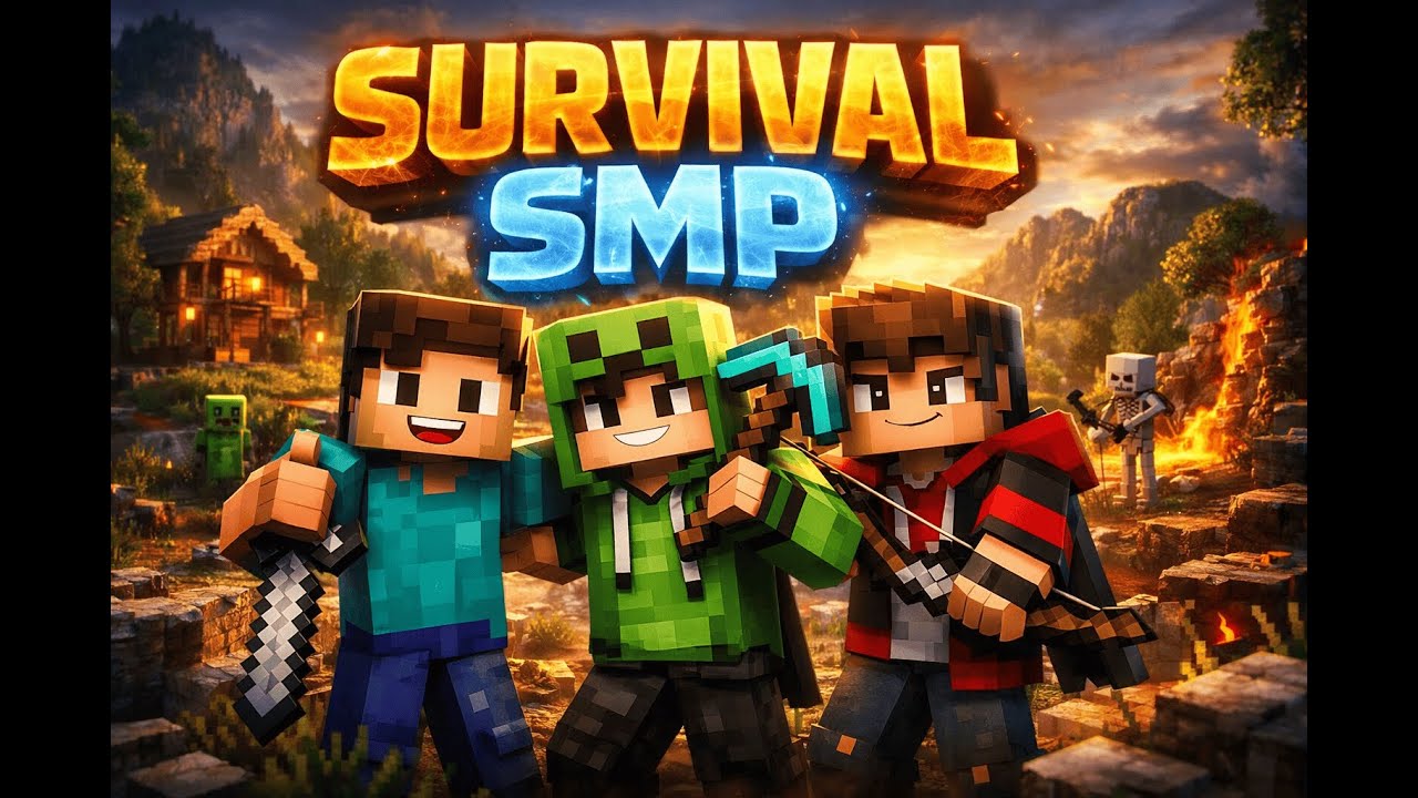 Minecraft Survival SMP Live Hindi 🔥 | From Zero to Hero | #minecraft ...