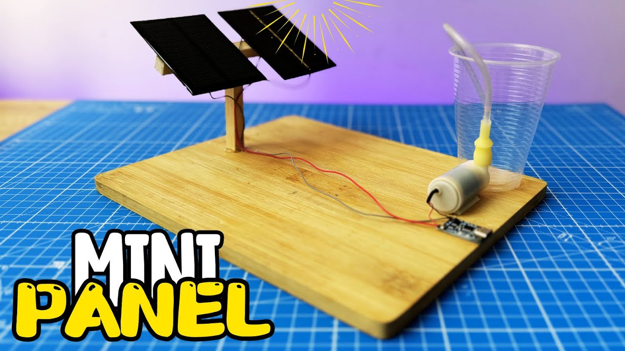 Cómo Hacer Un Mini Sistema Solar de Riego⚡🪴 - YouTube