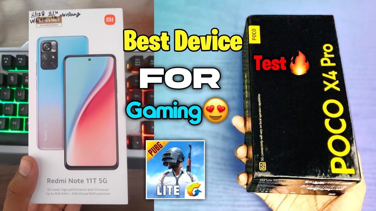Best Device For Gaming | Best Device PocoX4,Iq00,Redmi For PUBG Mobile ...