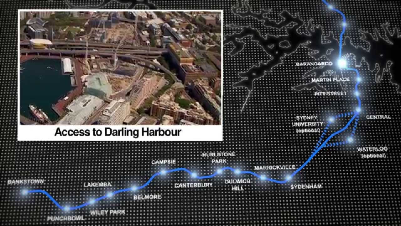 Barangaroo to get a train station - YouTube