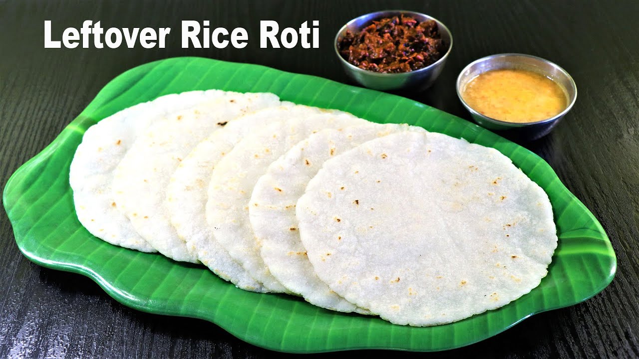Leftover Rice Roti | Gluten-Free Roti With Cooked Rice | Akki Rotti ...