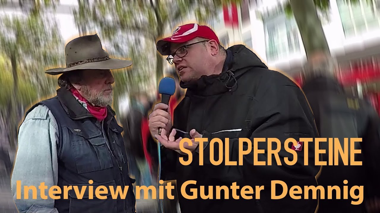Stolpersteine Frankfurt: Interview mit Gunter Demnig - YouTube