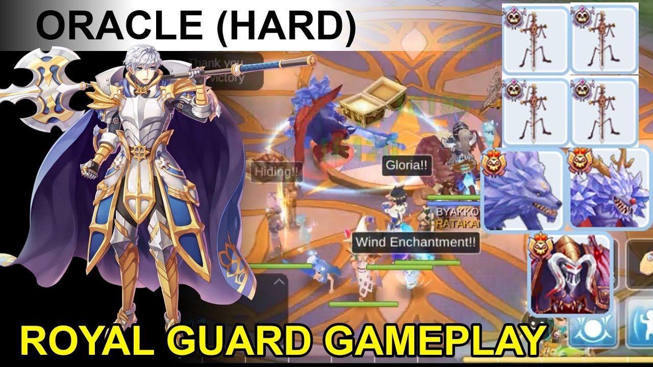 RO Mobile - Oracle(Hard) Royal Guard Gameplay - YouTube