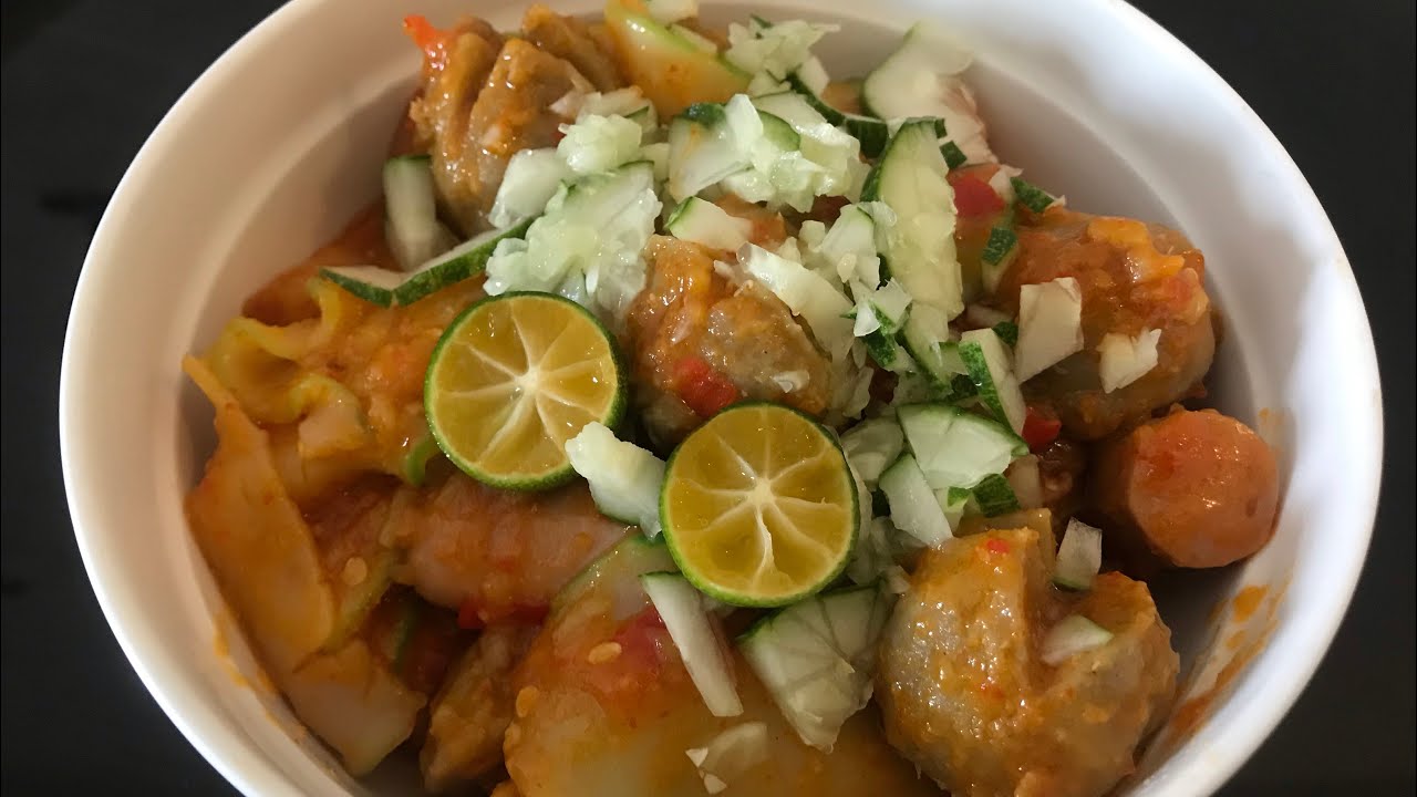 Sablak pentol bakso berapi paling mudah bikinnya🤔🤔 - YouTube