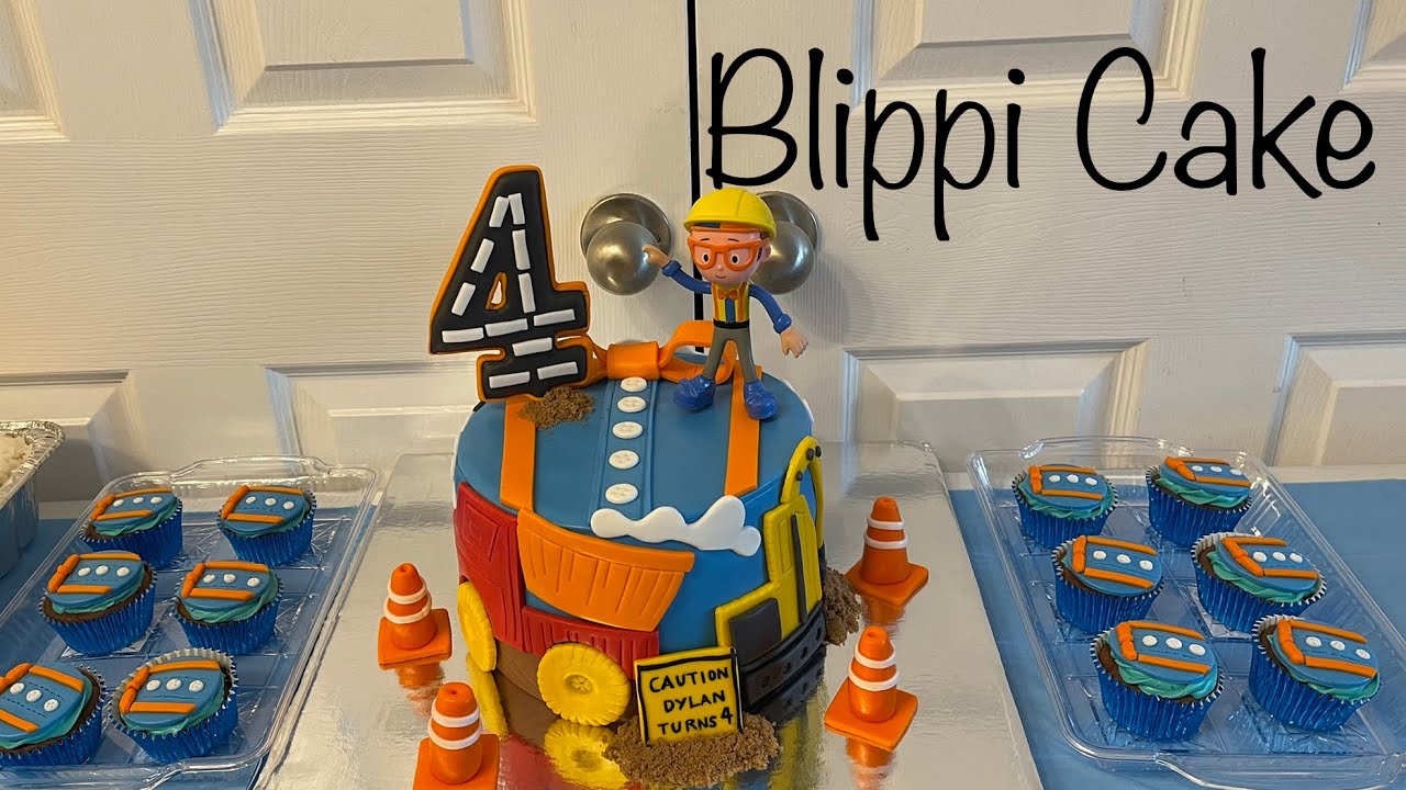 Blippi Inspired Cake (Part 2) - YouTube