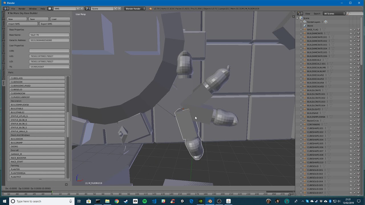 No Man's Sky Base Builder: Using the tool - YouTube