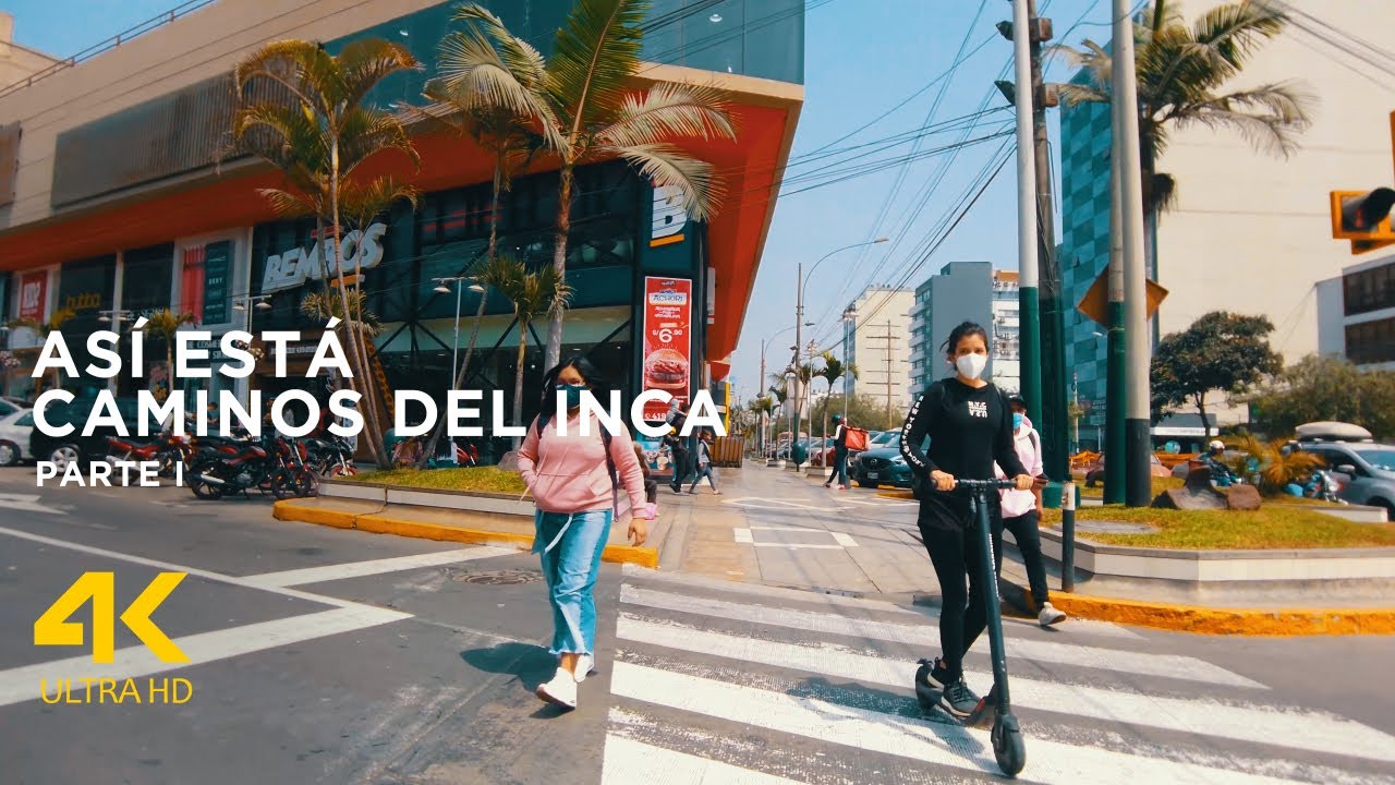 【Lima Perú 4K】Av. Caminos del Inca, Surco Perú - YouTube