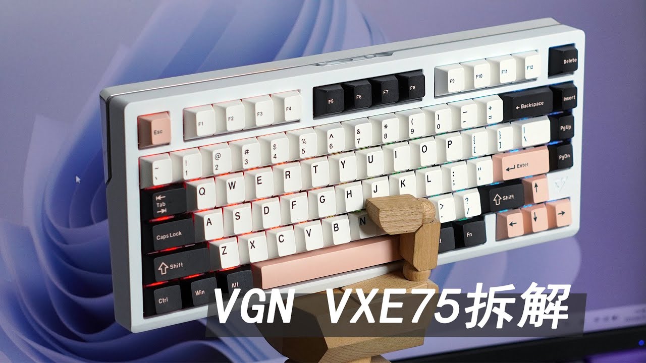 VGN对铝坨坨出手了，开卷！VGN VXE75拆解 - YouTube