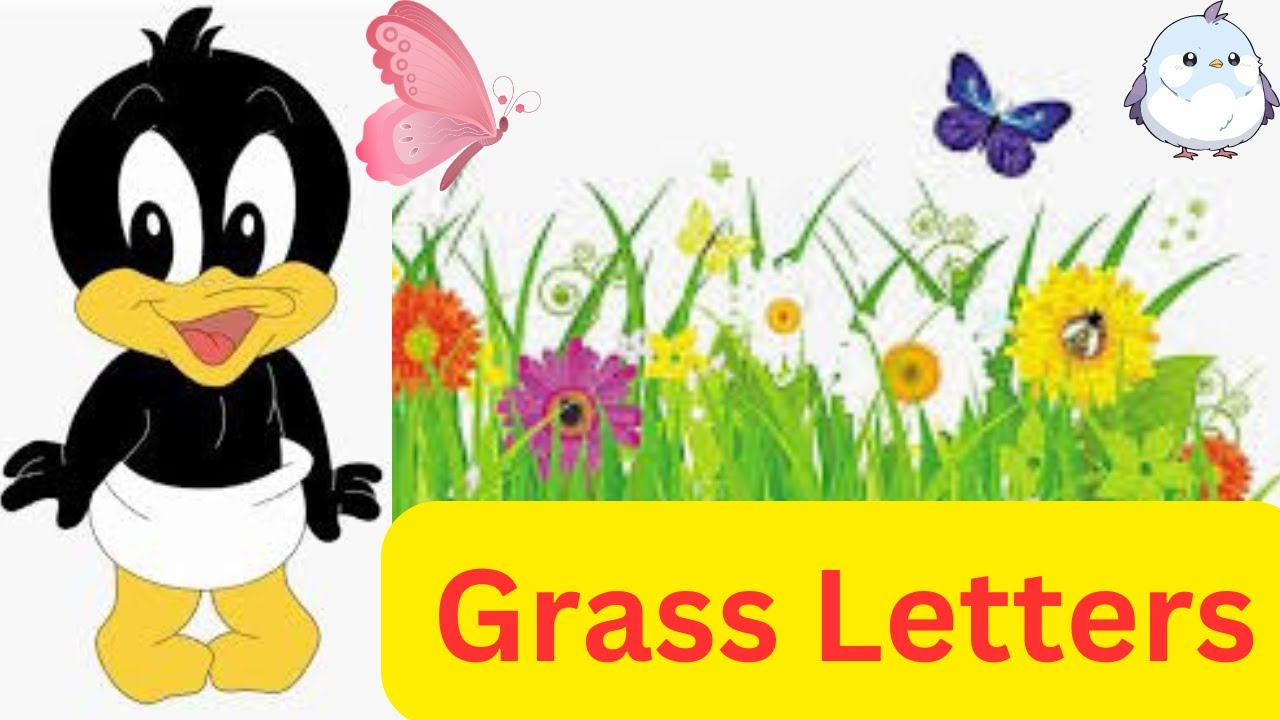 Let's learn Grass letters| Grass letters in English - YouTube