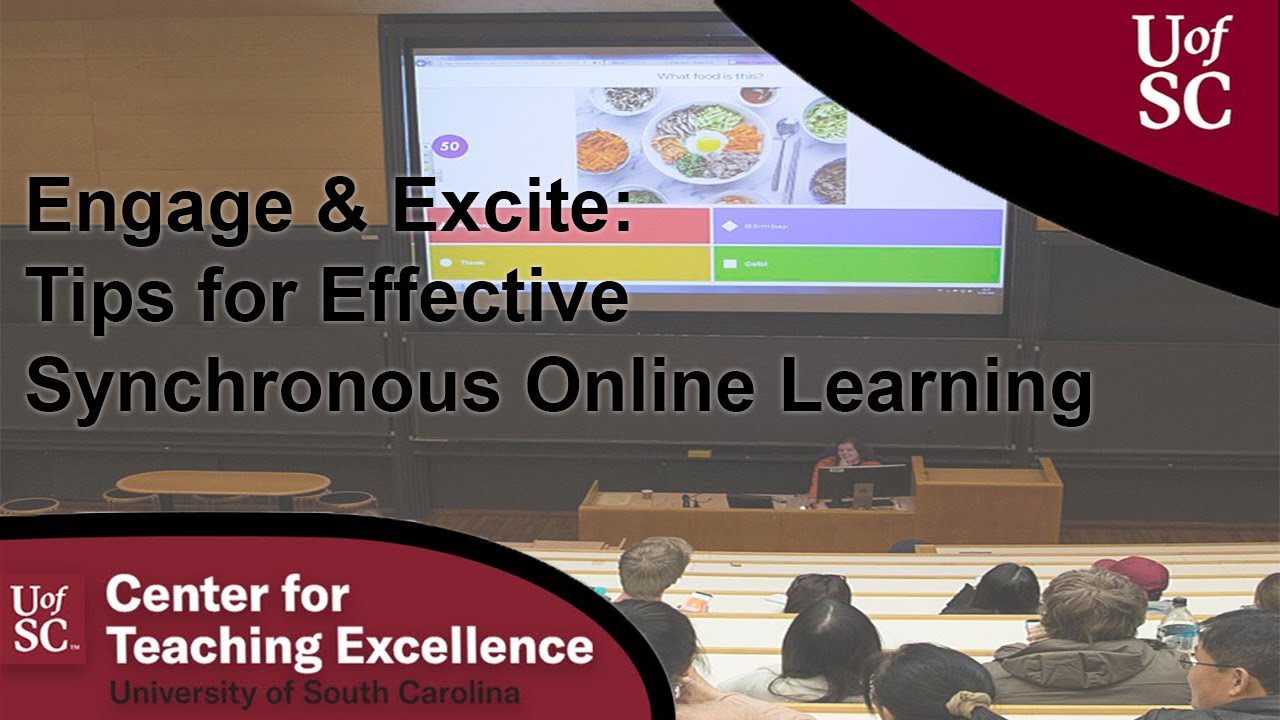 Engage & Excite Tips for Effective Synchronous Online Learning full ...