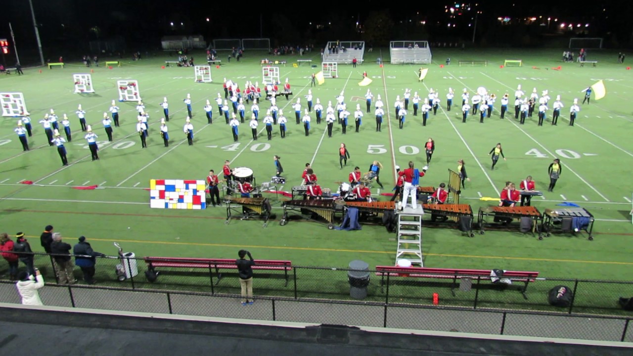 North Andover HS Marching Band "Primary Colors" final performance 11-05 ...