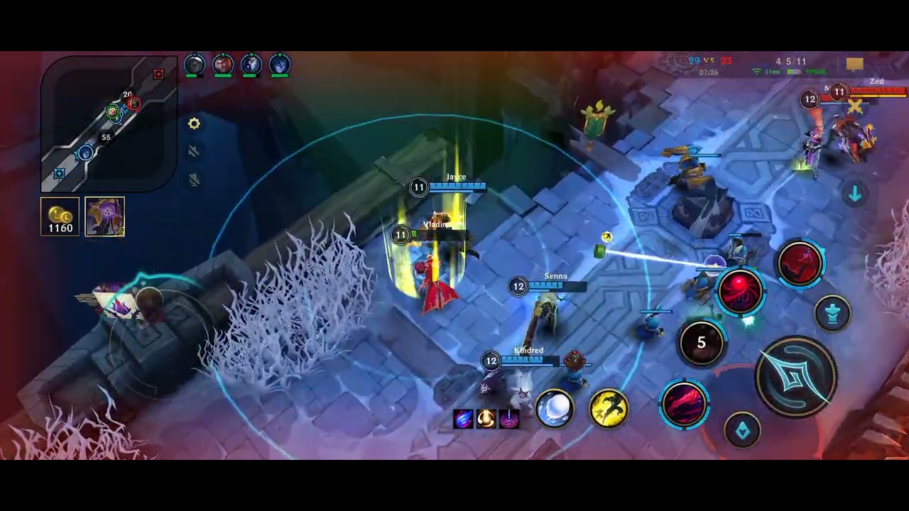 League Of Legends: Wild Rift - ARAM Mode 36 - Vladimir Gameplay - YouTube