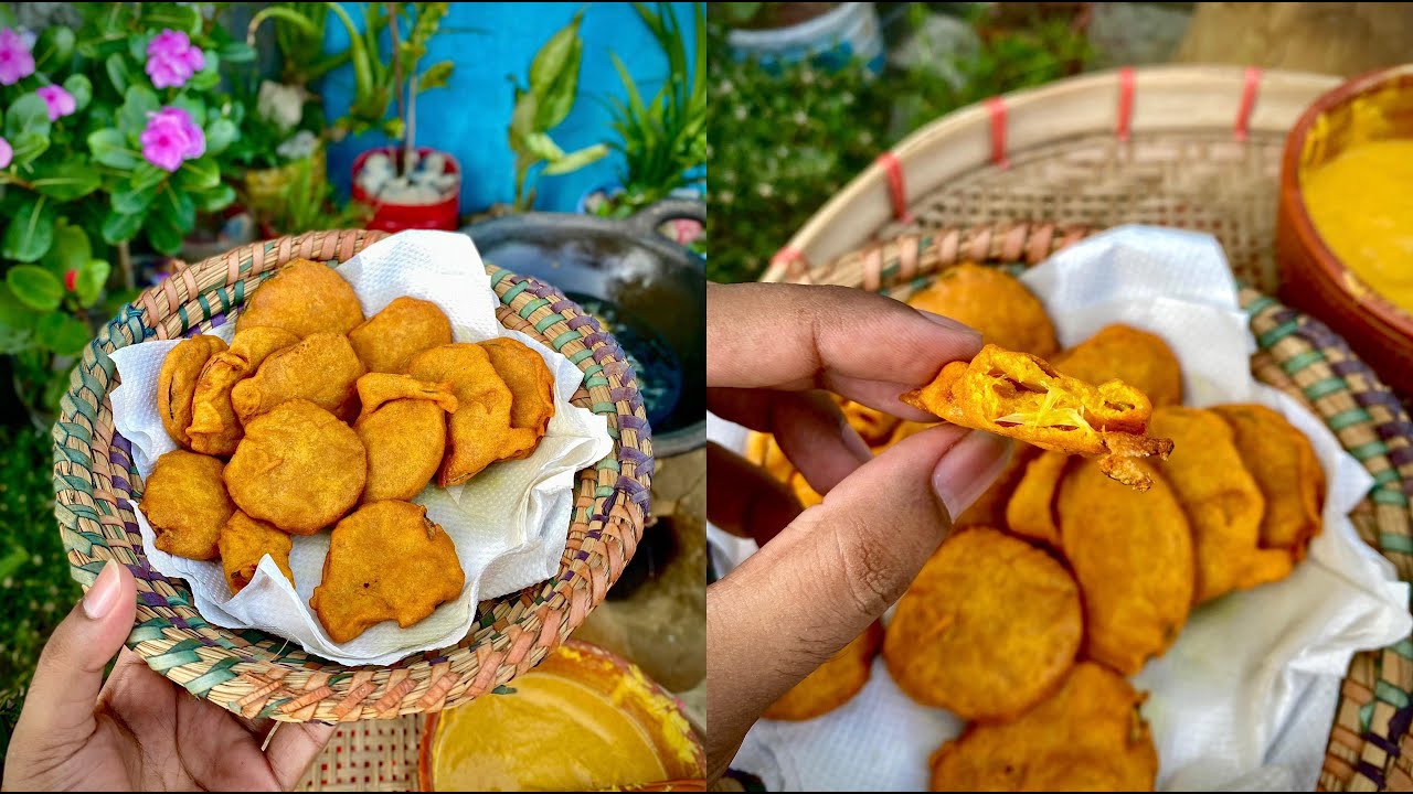 চাল কুমড়া দিয়ে বেগুনি রান্নার রেসিপি - কুমড়োনি || Kumra Bora - Fried ...