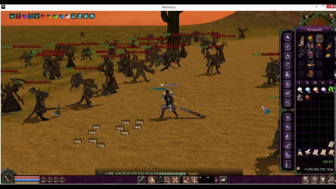 Nemeris.pl #2 130UP , EQ exp 120 , Bossy , Metiny , Azrael ! - YouTube