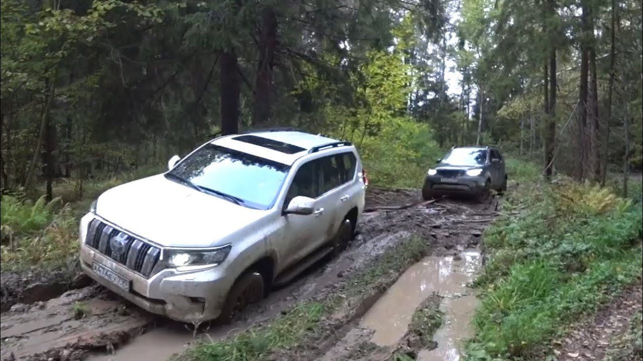 DISCOVERY 5 ОТЛУПИЛ TOYOTA PRADO И 2 НИВЫ - YouTube