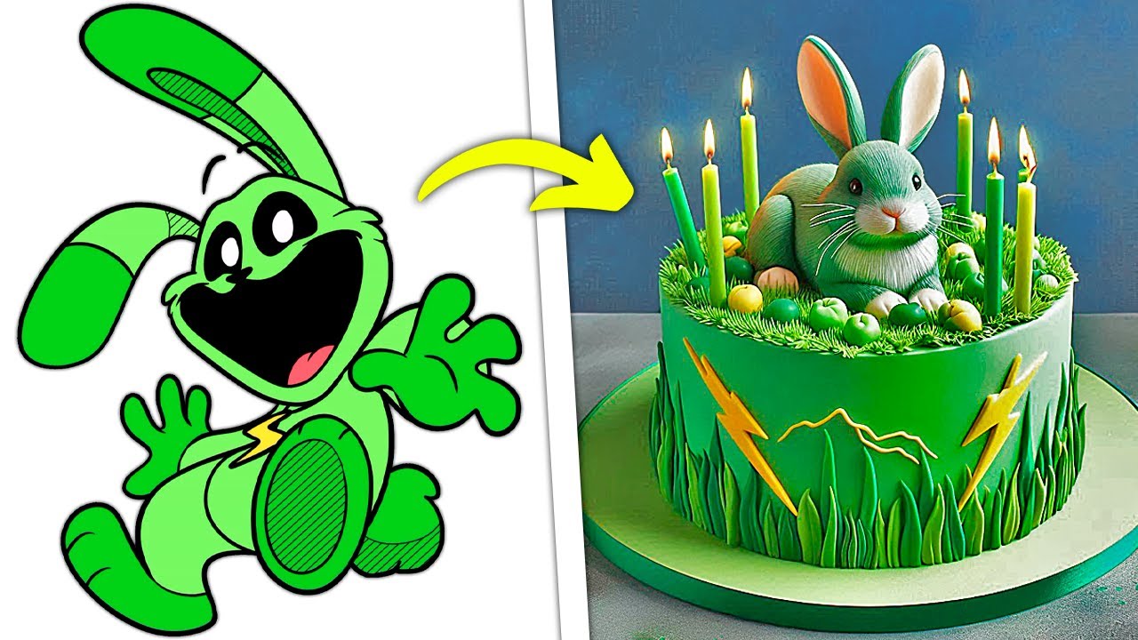 Poppy PlayTime 3 Chars and their FAVORITE FOOD & CAKES || Smiling ...