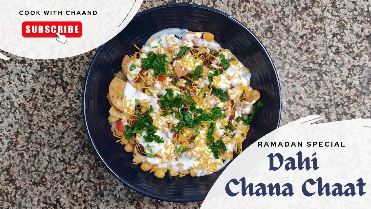 DAHI CHANA CHAAT RECIPE |EASY TO MAKE| NO OIL USED - YouTube