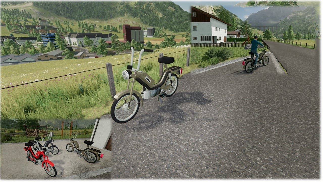 FS22 Mod testing/ Jawa Babetta 210 Motorcycle - YouTube