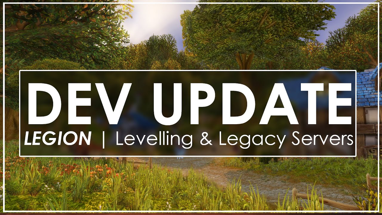 Legion Dev Update: Beta Is Here | Will They Redo Levelling? - YouTube