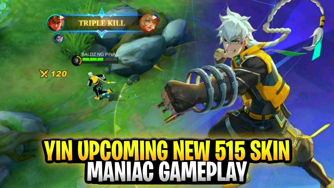 Yin Upcoming New 515 Skin Gameplay | Mobile Legends: Bang Bang - YouTube