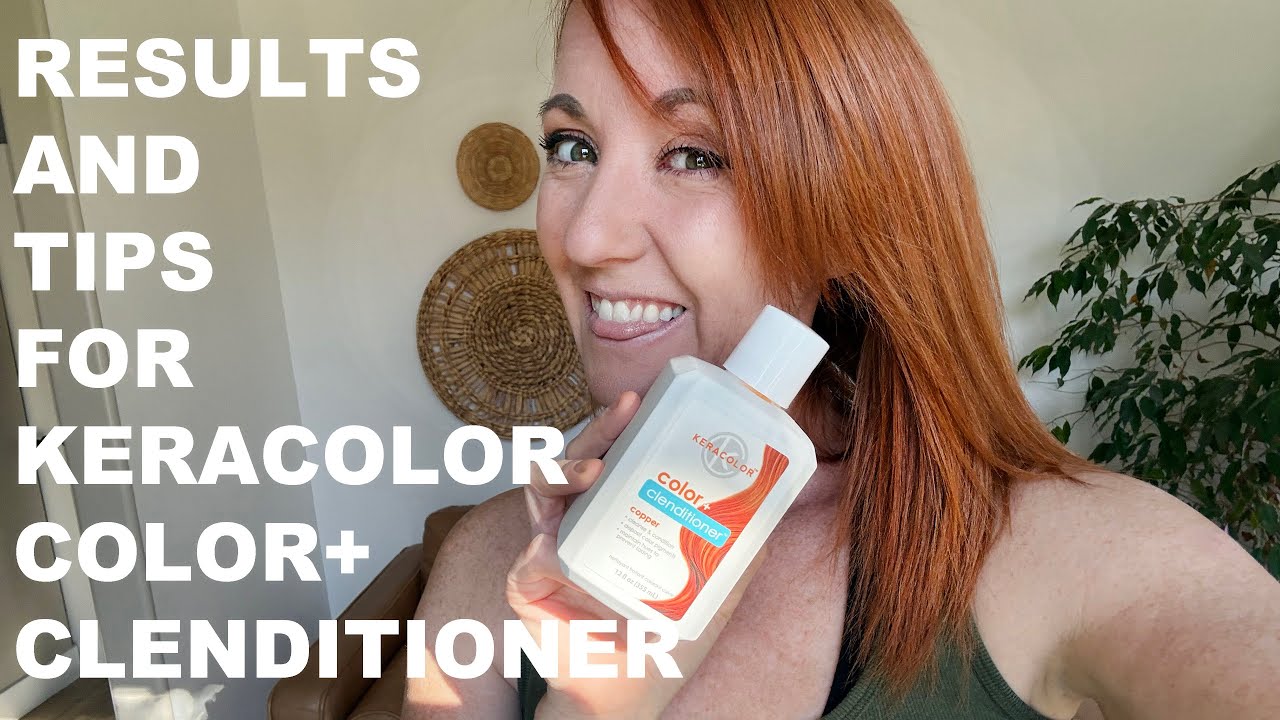 My results after using Keracolor Color+ Conditioner in Copper! - YouTube