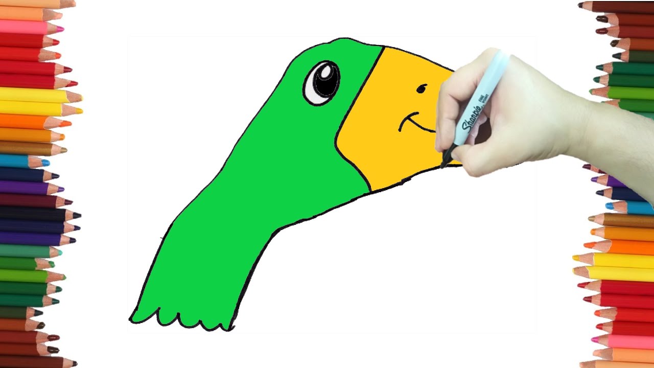 Como Dibujar UN PATO con ayuda de las manos, Dibujos usando las manos ...