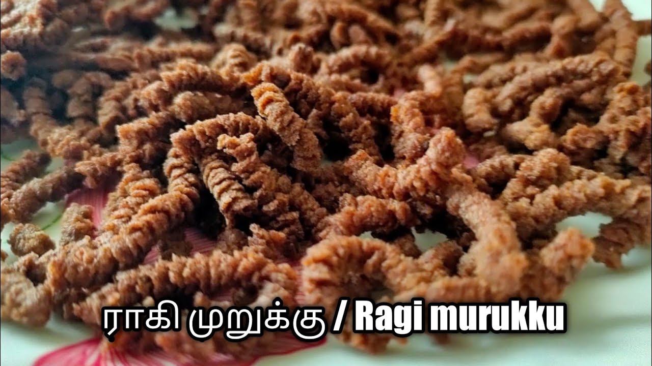 Raagi Murukku / How to make Raagi muruku / Healthy snacks / Healthy ...