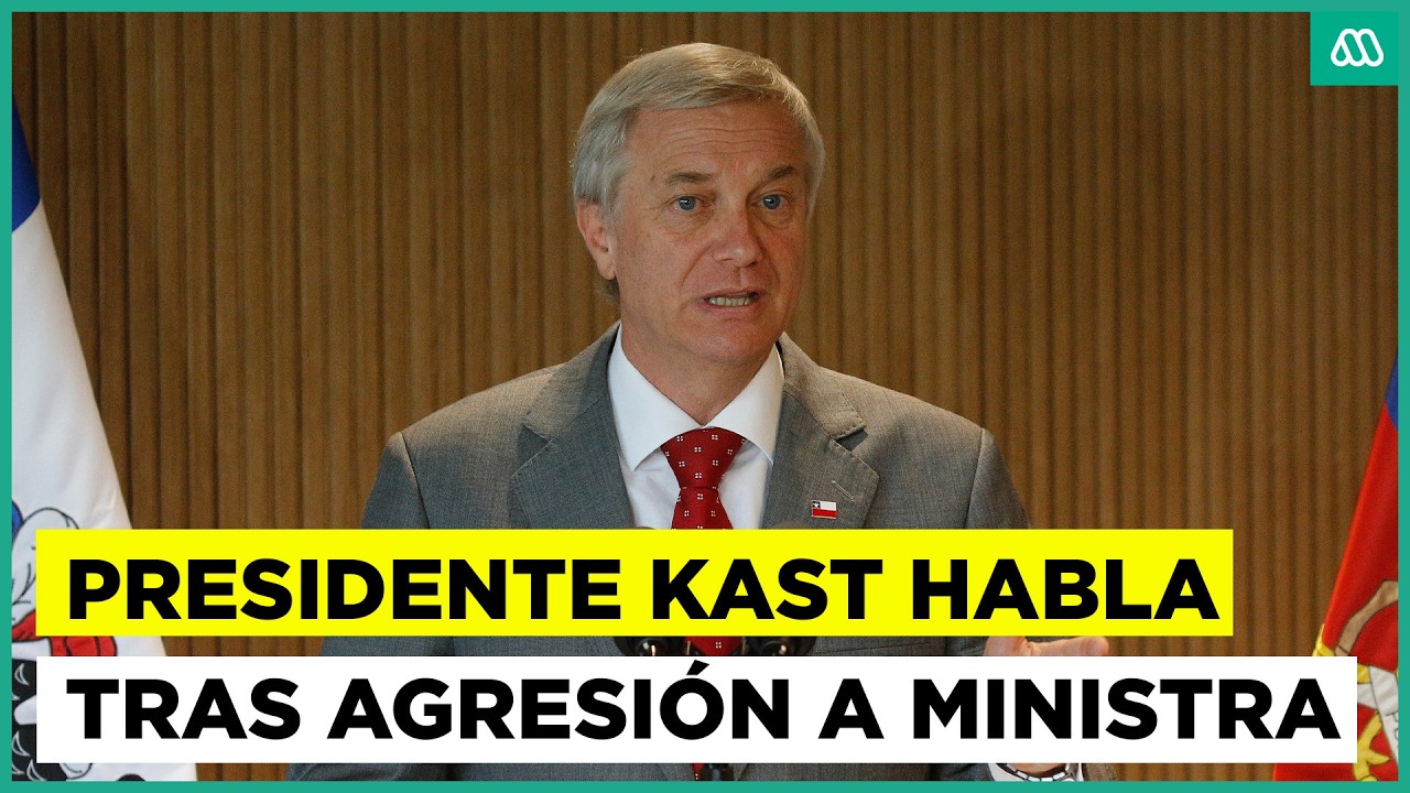 Presidente Kast habla tras agresión a ministra de Ciencias - YouTube