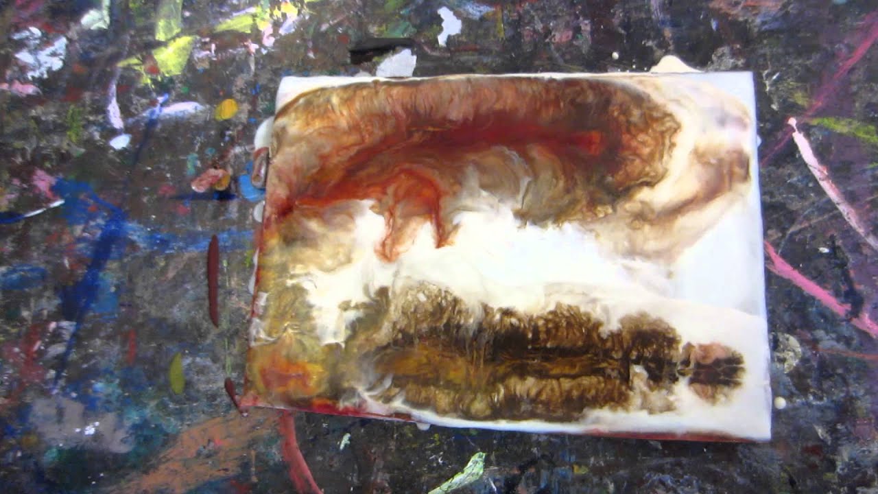 Encaustic demo part II - YouTube