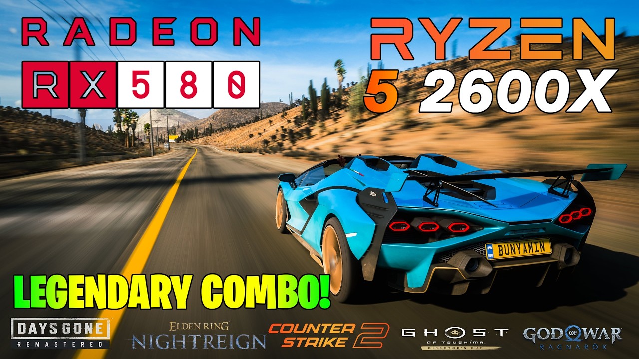Ryzen 5 2600X + RX 580 Gaming PC Build – 2025 Performance Test | Budget ...