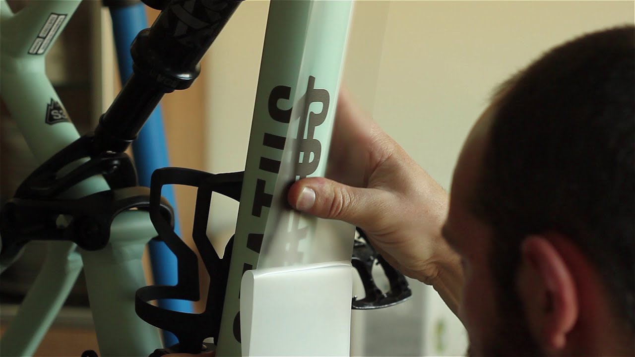 RISKLESS MTB Frame Protection - a NON how-to instalation video - YouTube