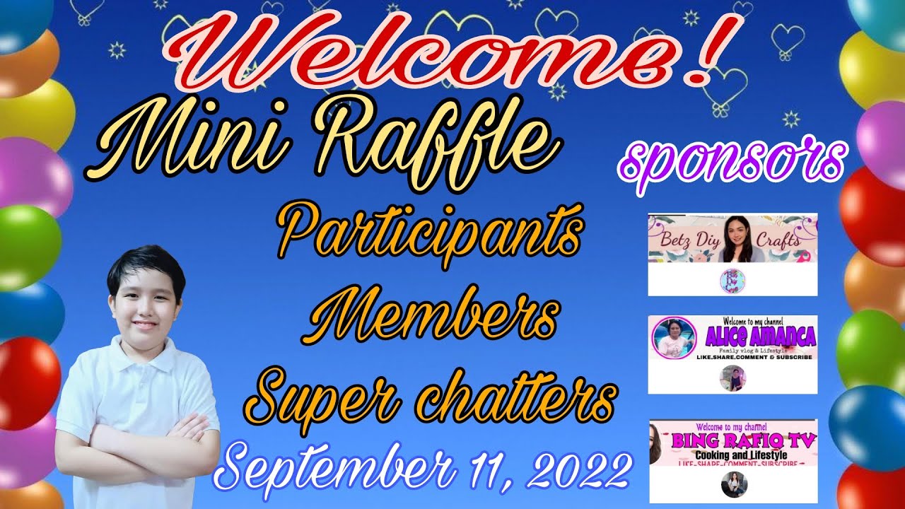 MINI RAFFLE DAY - YouTube