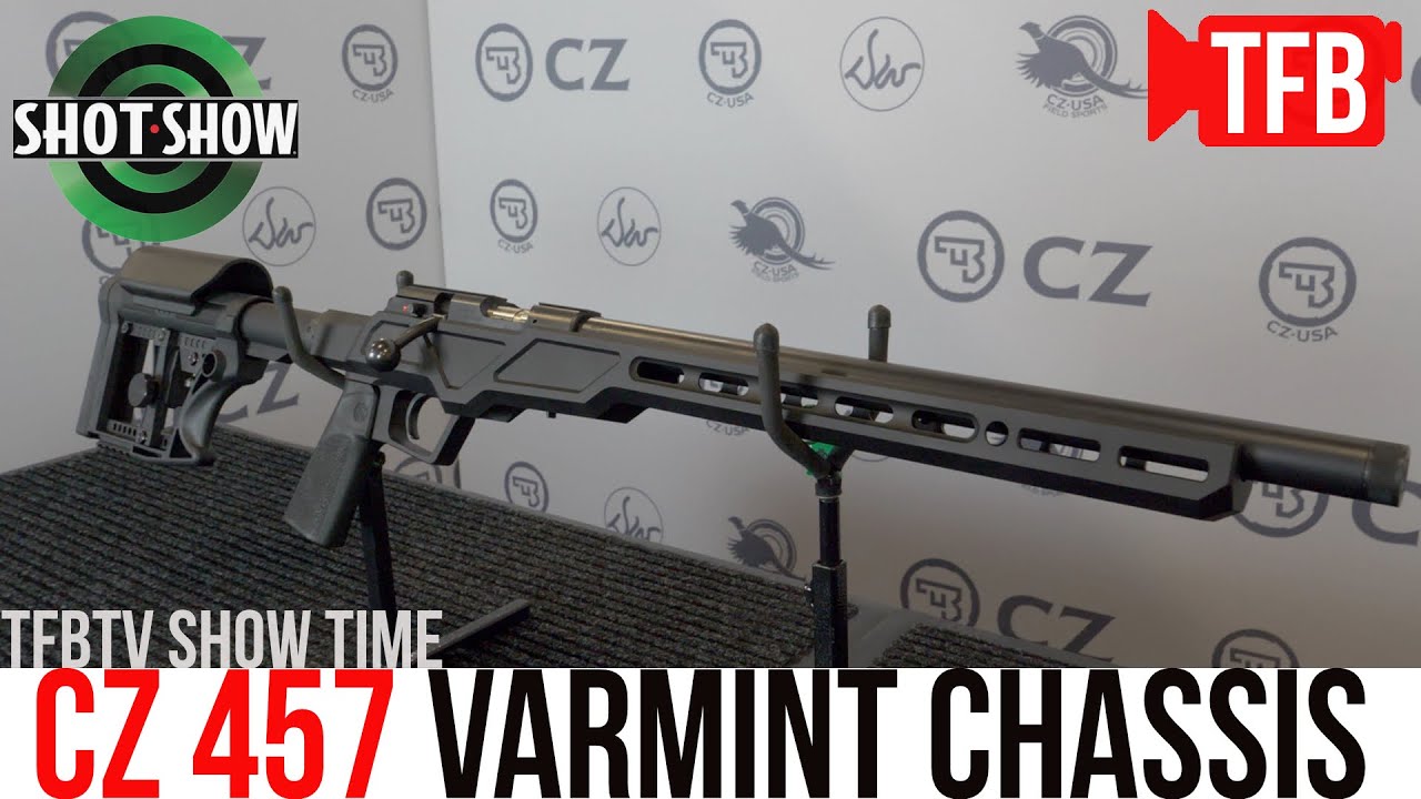 CZ 457 Varmint Precision Chassis [SHOT Show 2020] - YouTube
