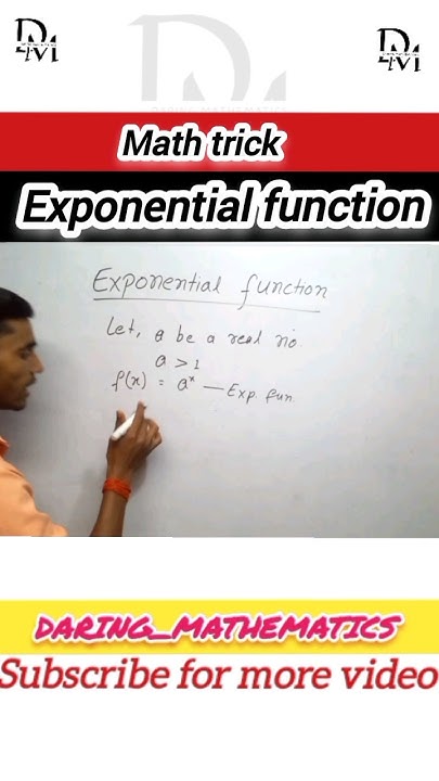 #Exponential function || #algebra || Class 12th Math | #math #viral # ...